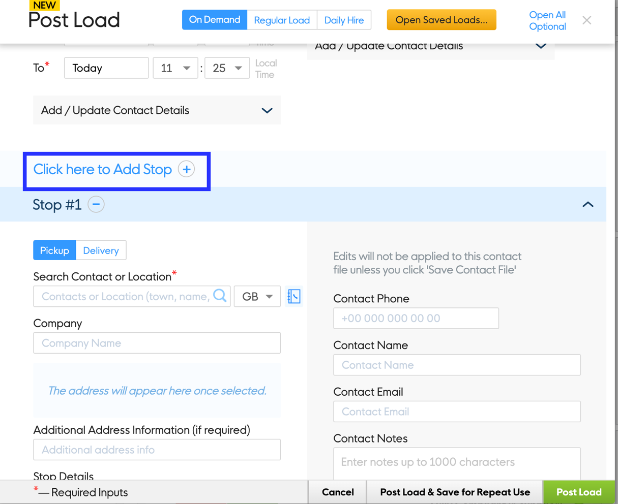 Multi-drop jobs – Transport Exchange Group